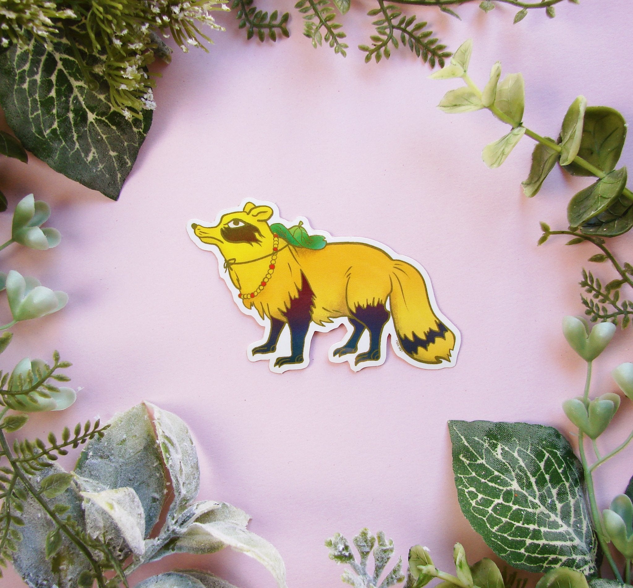 Tanuki Sticker by Moon Brat | Kei Collective